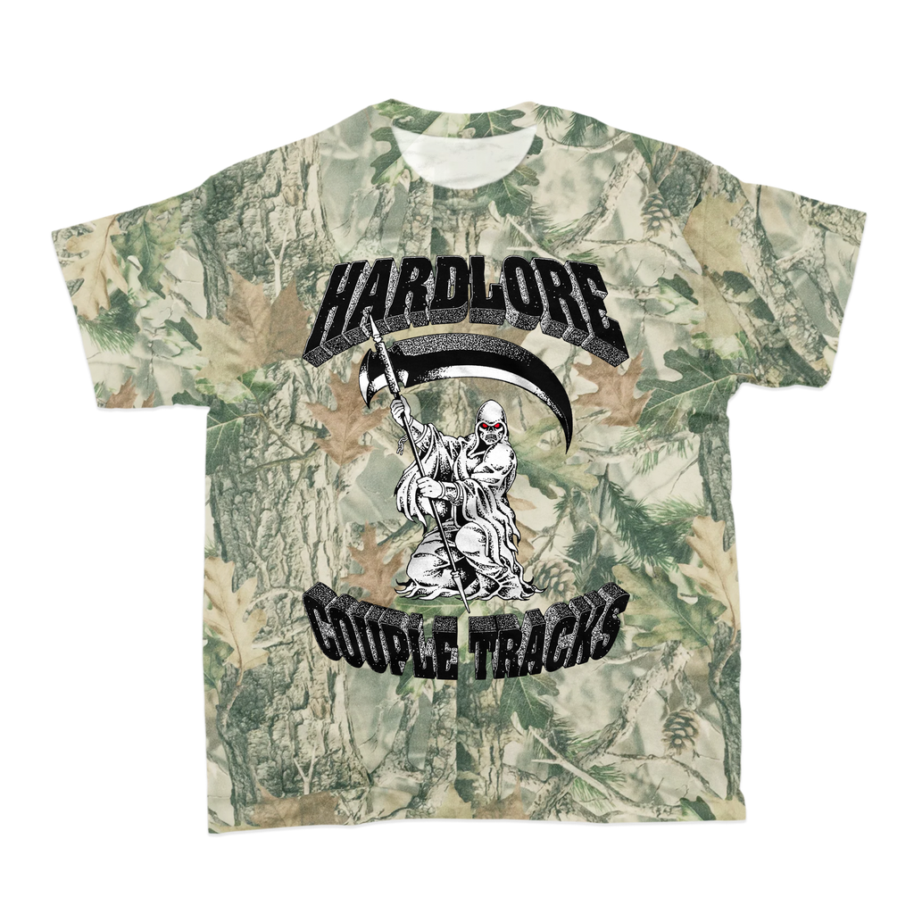Hardlore - Couple Tracks Vintage Wood Camo T-Shirt **PREORDER**